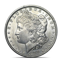 Pre-1921 Morgan Dollar - Almost Uncirculated (AU) 90% Silver