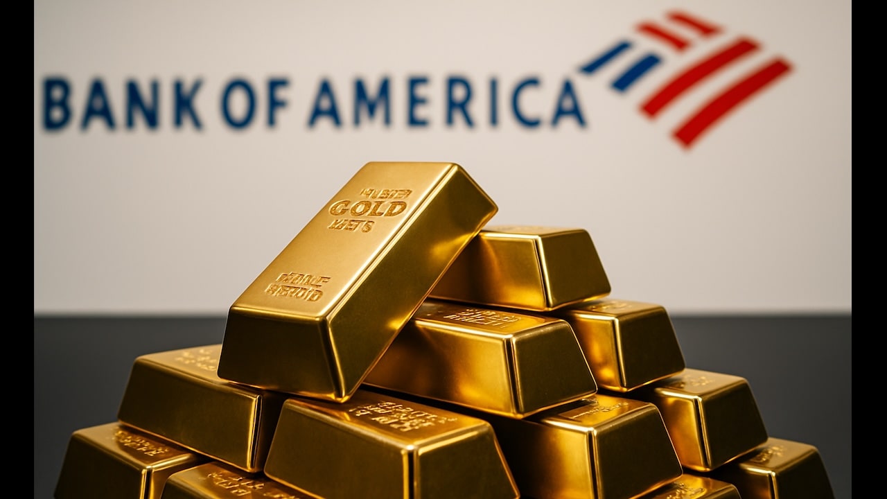 Bank of America Ups 2026 Gold Price Forecast to $5,000
