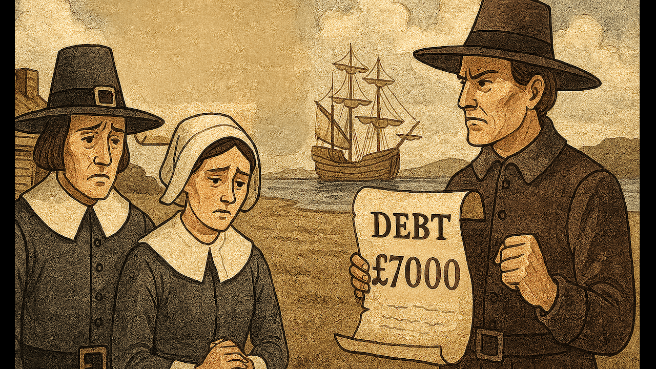 The Pilgrims and Their Debt Black Hole
