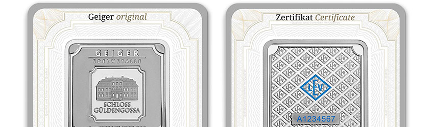 Geiger Silver Bars for sale - Money Metals Exchange