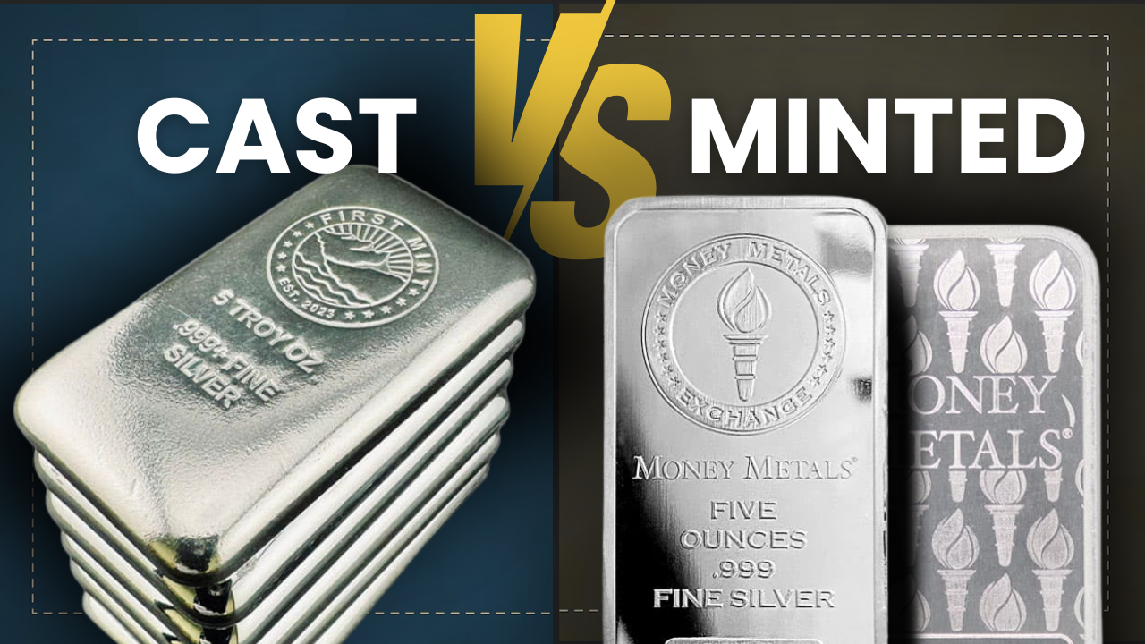 Cast Bar vs Minted Bar - Differences in Bullion Manufacturing, Premiums ...