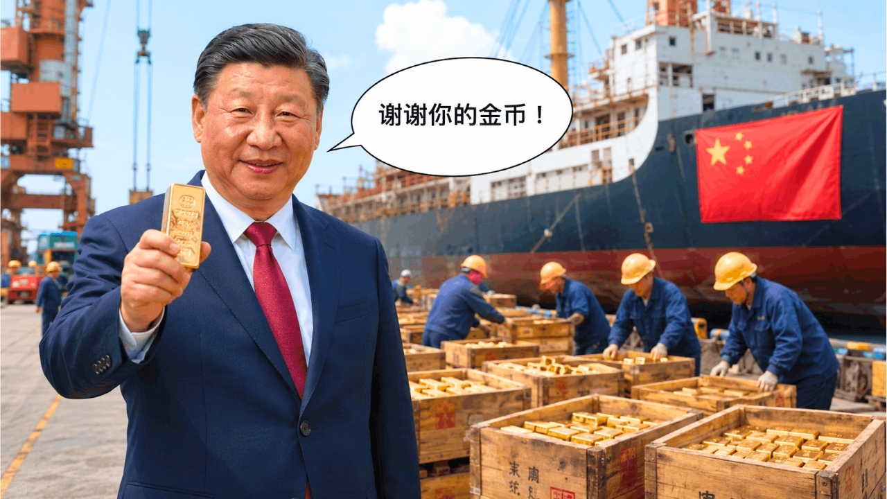 China Says “Thanks for the Gold!”