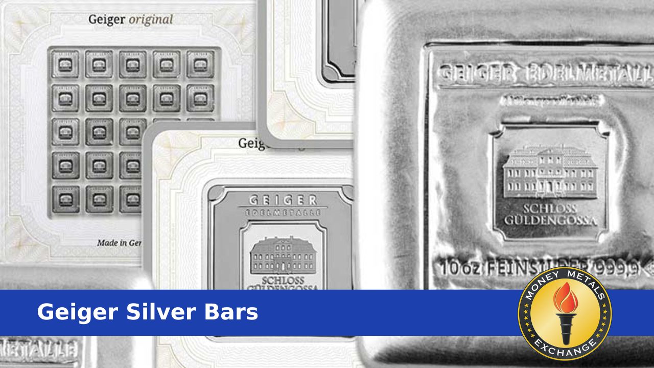 Geiger Silver Bars for sale - Money Metals Exchange