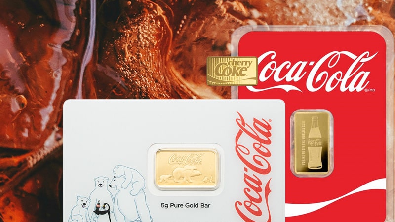 Buy Coca Cola Gold Bars at Money Metals