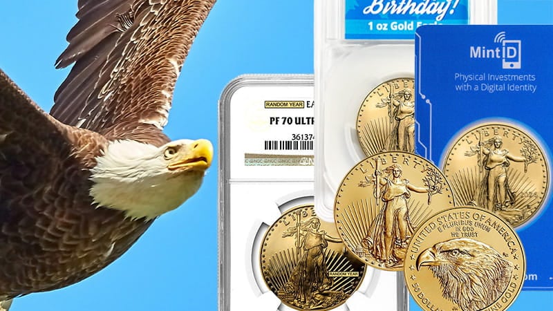 1 oz Gold Eagle Coins for Sale