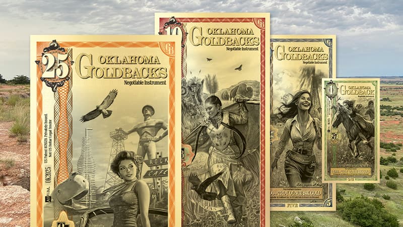 oklahoma goldbacks for sale
