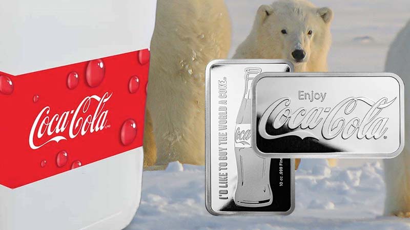 Coca Cola Silver Bars at Money Metals