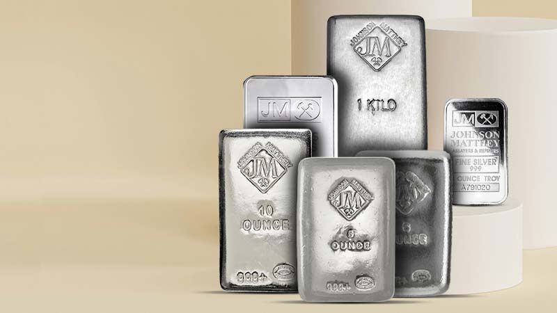 Johnson Matthey Silver Bars - Buy at Money Metals