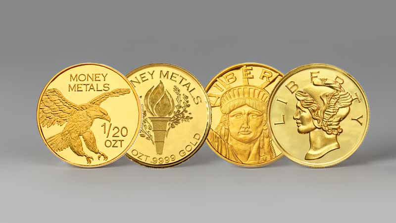 Twentieth oz Gold Rounds for Sale - Buy at Money Metals