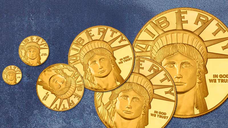 Lady Liberty Gold Rounds - Shop Money Metals