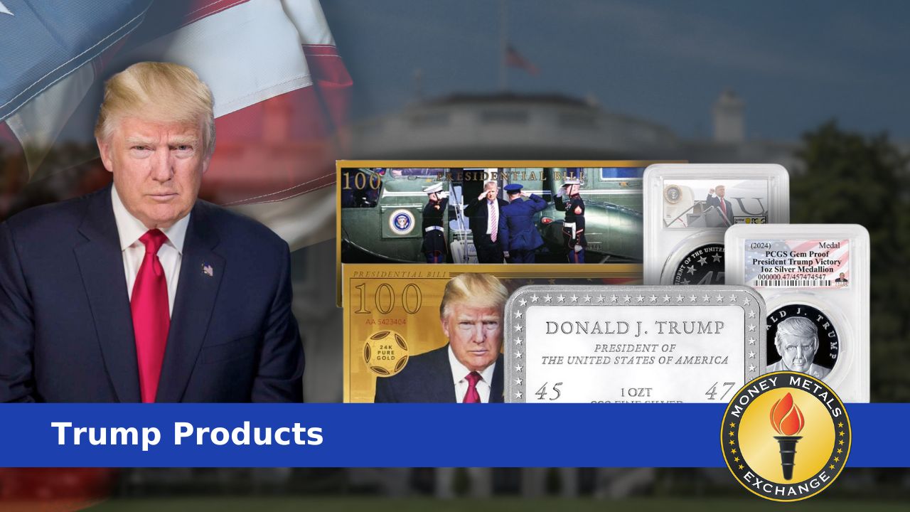 Donald Trump, Presidential Gold Notes, Gold & Silver Rounds, Bars ...